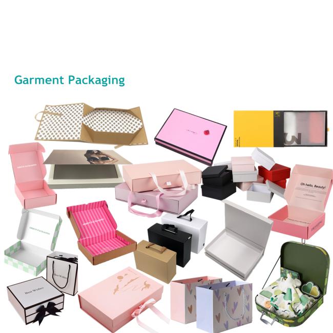 Luxury candle packaging box front view