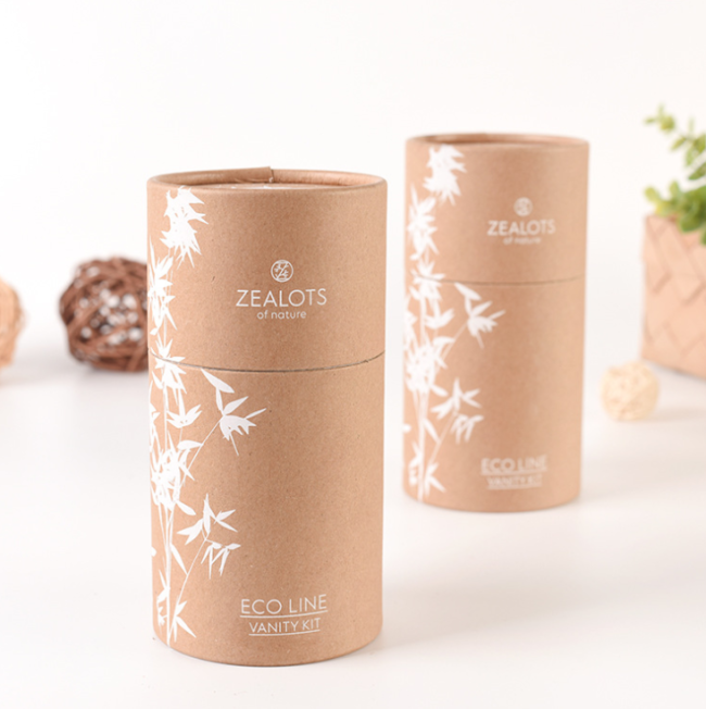 Candle packaging box with gold foil finishing