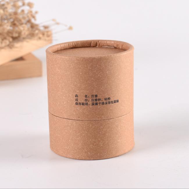 Candle box with gold foil detailing
