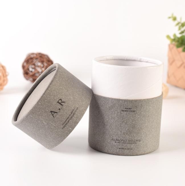 Close-up view of candle packaging box texture