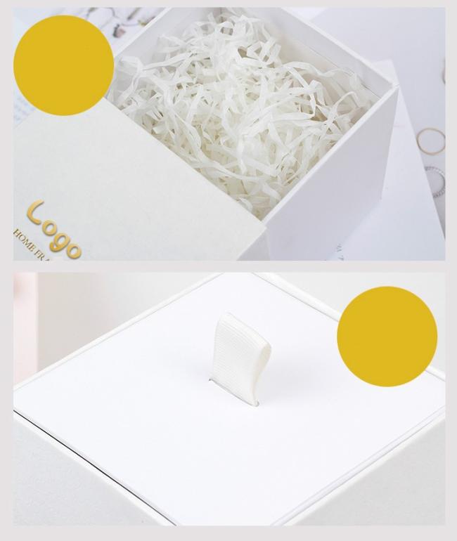 Premium candle packaging with different finishing options