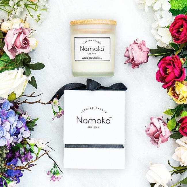Custom rigid candle box packaging with elegant design