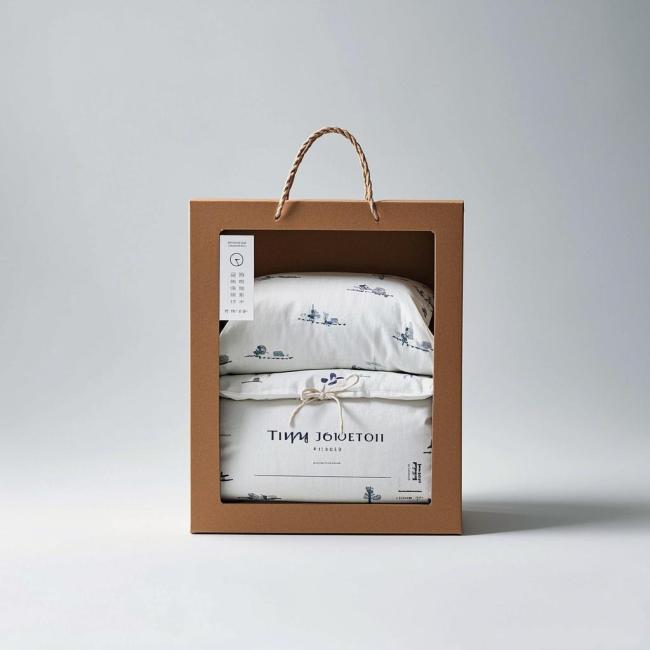 Finished bedding packaging box sample