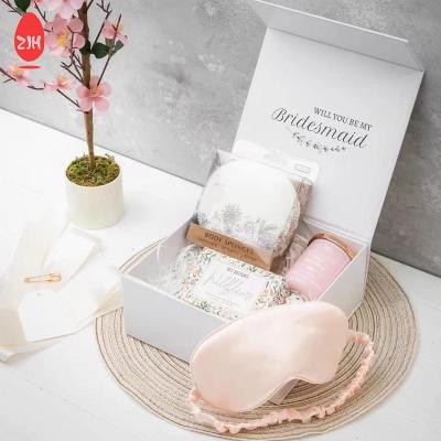 China Luxury Rigid Printed Gift Handmade Packaging Box White Simple Empty for sale