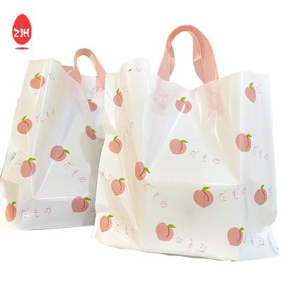 Cina LDPE Ins Style Confezione regalo Borse Negozio di abbigliamento Borsa in plastica modello pesca in vendita