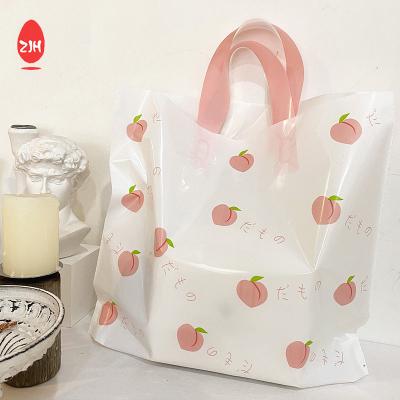 Cina LDPE Ins Style Confezione regalo Borse Negozio di abbigliamento Borsa in plastica modello pesca in vendita