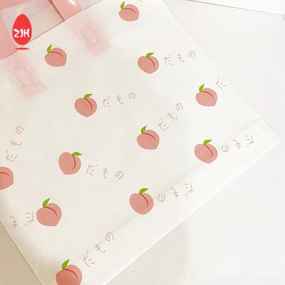 Cina LDPE Ins Style Confezione regalo Borse Negozio di abbigliamento Borsa in plastica modello pesca in vendita