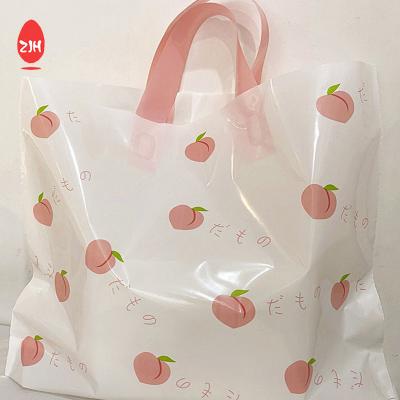 Cina LDPE Ins Style Confezione regalo Borse Negozio di abbigliamento Borsa in plastica modello pesca in vendita