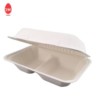 Cina Contenitori per imballaggio alimentare usa e getta OEM Piatti monouso per ciotola di canna da zucchero FSC in vendita
