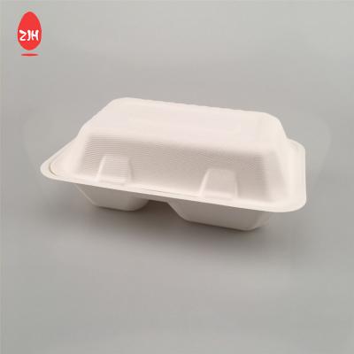 Cina Contenitori per imballaggio alimentare usa e getta OEM Piatti monouso per ciotola di canna da zucchero FSC in vendita