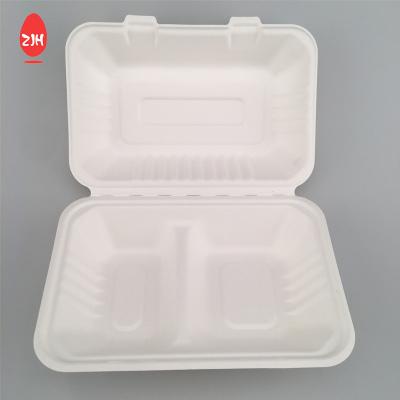 Cina Contenitori per imballaggio alimentare usa e getta OEM Piatti monouso per ciotola di canna da zucchero FSC in vendita