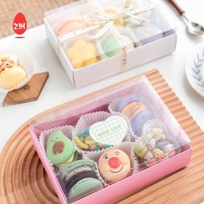 Cina Confezione di scatole di biscotti Macaron riciclabili Scatola di cioccolatini per torte in vendita