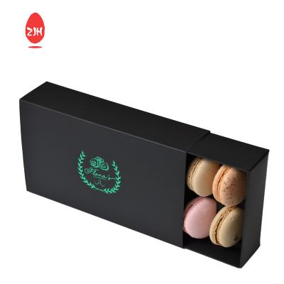 Cina Contenitori di imballaggio per alimenti monouso di lusso da 11 cm Confezione di scatole di macaron rosa in vendita