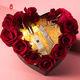 Cina Scatole di rose OEM che confezionano scatole regalo a forma di cuore per matrimoni di San Valentino in vendita