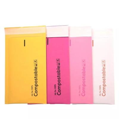 Cina Carton SGS Buste postali in carta kraft riciclata Buste postali in doppia carta kraft rosa ecologica in vendita