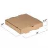 Cina 4c Scatola per la conservazione della pizza con stampa offset 33 * 33 cm Scatole per imballaggio riutilizzabili Boxese in vendita