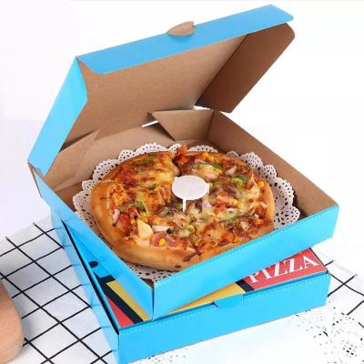Cina Scatola per imballaggio in cartone ondulato CMYK Scatola per pizza riutilizzabile in cartone da 12 pollici in vendita
