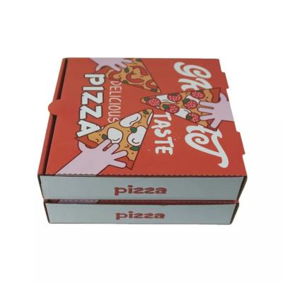 Cina Scatola per imballaggio in cartone ondulato CMYK Scatola per pizza riutilizzabile in cartone da 12 pollici in vendita