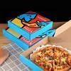Cina Scatola per imballaggio in cartone ondulato CMYK Scatola per pizza riutilizzabile in cartone da 12 pollici in vendita
