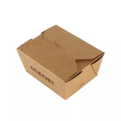 Cina Scatola di carta da asporto usa e getta, laminazione opaca Kraft Bubble Food Packaging in vendita