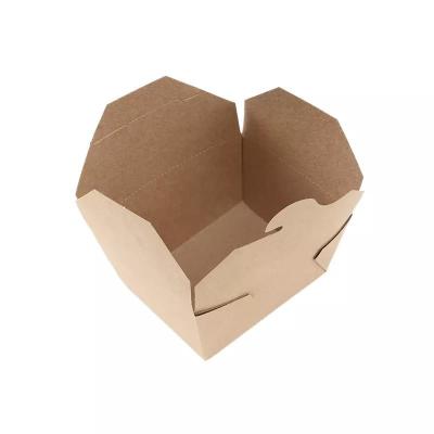 Cina Scatola di carta da asporto usa e getta, laminazione opaca Kraft Bubble Food Packaging in vendita