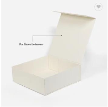 Cina Custom Printed Cardboard Folding Boxes Ribbon Clothes Gift Paper Box Biodegradable in vendita