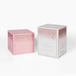 Cina Cardboard White Matte Cosmetic Boxes Open Door Custom Logo For Cosmetics in vendita