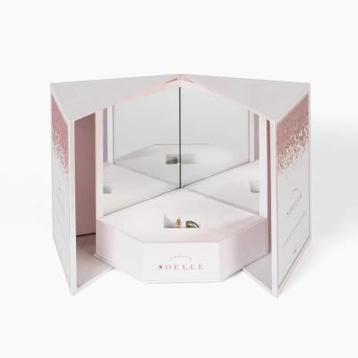 Cina Cardboard White Matte Cosmetic Boxes Open Door Custom Logo For Cosmetics in vendita