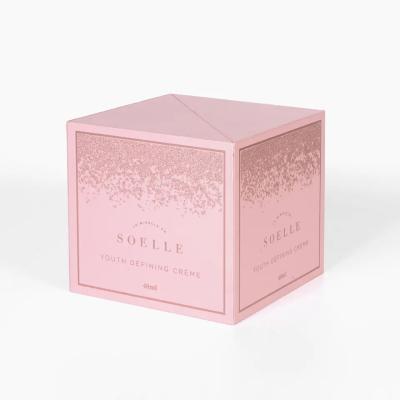 Cina Cardboard White Matte Cosmetic Boxes Open Door Custom Logo For Cosmetics in vendita