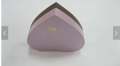Cina Luxury Pink Heart Shaped Paper Gift Box Custom For Eyelash Jewelry Ring Packaging in vendita