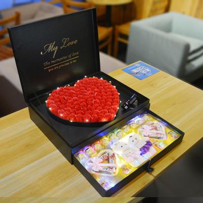 Quality Double Layer Flower Packaging Boxes Cardboard Florist Bouquet Box Jewelry Gifts for sale