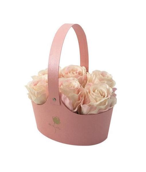 Quality Fresh Rose Arrangement Luxury Flower Box Recycled Cardboard Boxes Custom Logo for sale