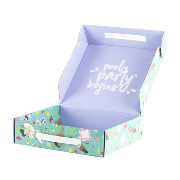 Quality Colorful Foldable Paper Pre Printed Mailer Boxes Cardboard Corrugated Mailer Boxes For Dress for sale