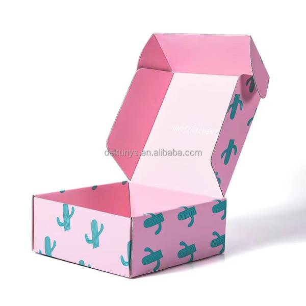 Quality Colorful Foldable Paper Pre Printed Mailer Boxes Cardboard Corrugated Mailer for sale