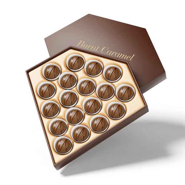Quality VANISHING Printing Heart Shaped Chocolate Box Custom Luxury Colorful Rigiding for sale