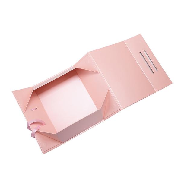 Quality CMYK Printed Corrugated Cardboard Folding Gift Box / Rectangle Shape Cardboard Giftbox for sale