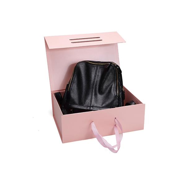 Quality CMYK Printed Corrugated Cardboard Folding Gift Box / Rectangle Shape Cardboard for sale