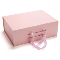 Quality Rigid Cardboard Hamper Boxes Folding Gift Box Collapsible Magnetic Gift Boxes for sale