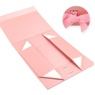 China Rigid Cardboard Hamper Boxes Folding Gift Box Collapsible Magnetic Gift Boxes for sale