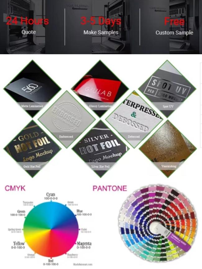 Assortment of colorful foldable gift boxes