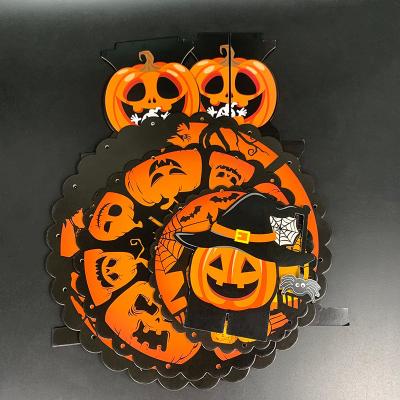 China Countertop Cupcake Cardboard Food Display Stands Case Halloween Party Foldable for sale