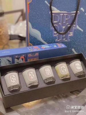 China Dekun 3 Units Scented Rigid Personalized Candle Packaging Box With Lid 18cmX12cmX6cm for sale