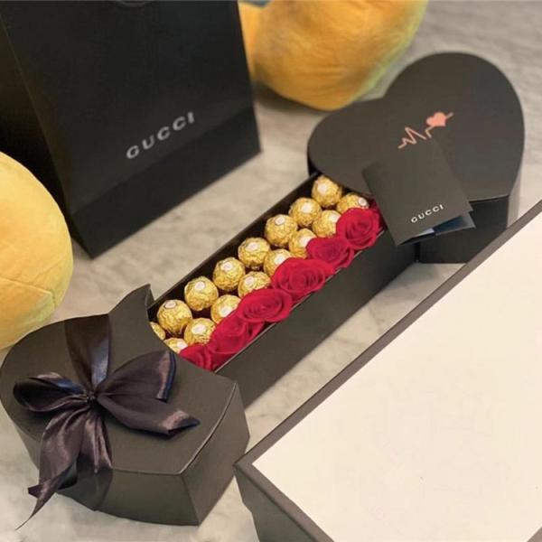 Quality CMYK Double Heart Shaped Gift Packing Box OEM Service Cardboard Heart Box for sale