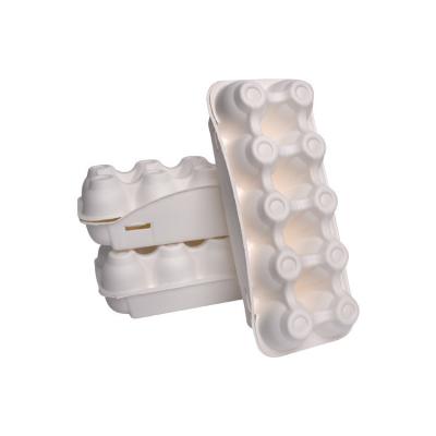 China Colorful Blank Egg Cartons Egg Crate Boxes Paper Pulp Packaging Unbleached Material for sale