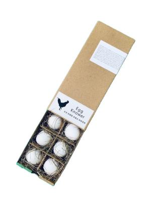 China Custom Size Gift Quail Egg Packing Box Custom Recyclable For Farm Cardboard Paper for sale