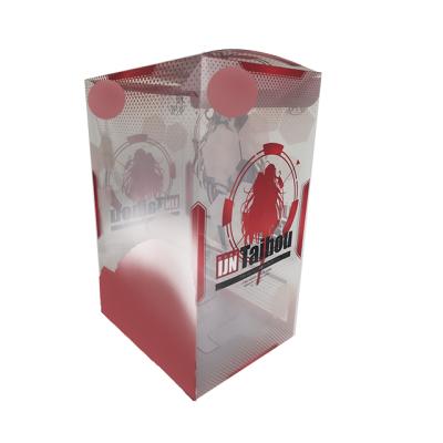 China PVC PET Plastic Box Rectangular Plastic Gift Box Suitable For Gift Transparent Display Packaging Box for sale