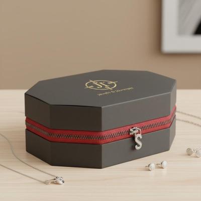 China Strong and Sturdy Mailer Gift Box with Detachable Zip Feature, Customized Shape, and Custom Logo Printing for Jewelry Packaging for sale