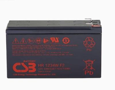 중국 CSB HR1234W 12V 9AH 밸브 조절 납 산성 배터리 새 원본 판매용