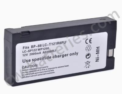 China ODM 12V NiMH Bateria LC-T121R8PU Para COLIN BP-88 BP-308 BP-608 Monitor do Paciente à venda