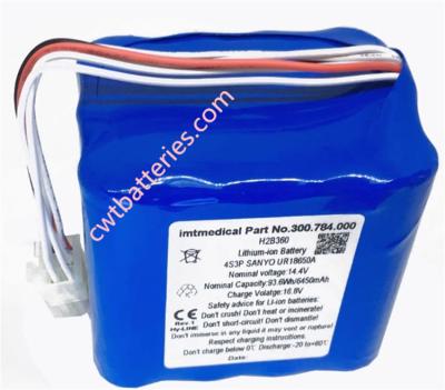China Bellavista 1000 Medical Batteries Ventilator Backup Battery 30078400 H2B360 14.4V 93.6Wh 6.450mAh for sale